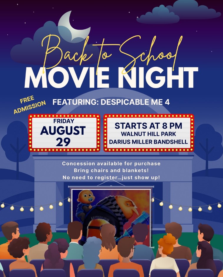 City Recreation Hosting Back to School Movie Night Featuring ...